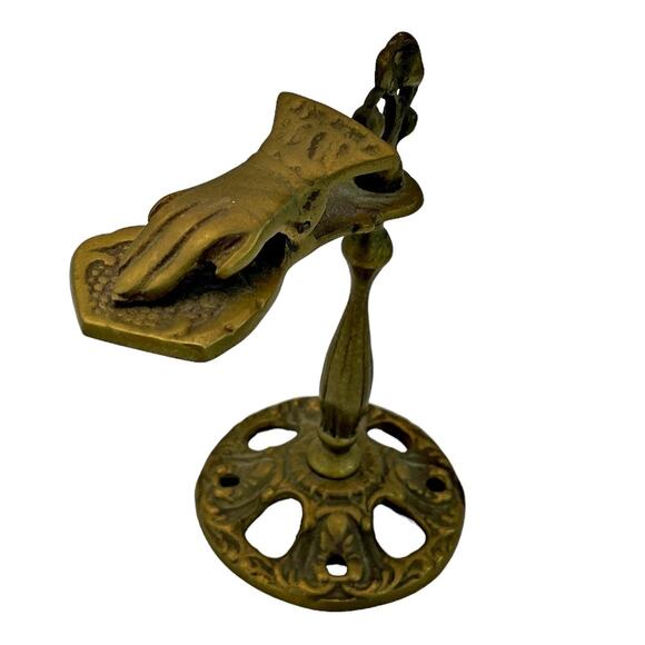 Fritz | Office | Vintage Fritz Brass Hand Clip Note Mail Message Holder ...